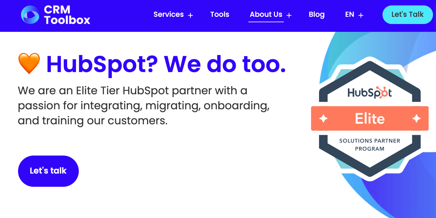 HubSpot Solutions Partner - Elite Tier